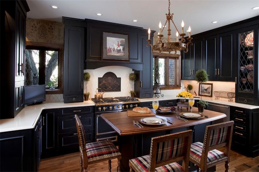 Black Cabinet Add Visual Interest to Your Home