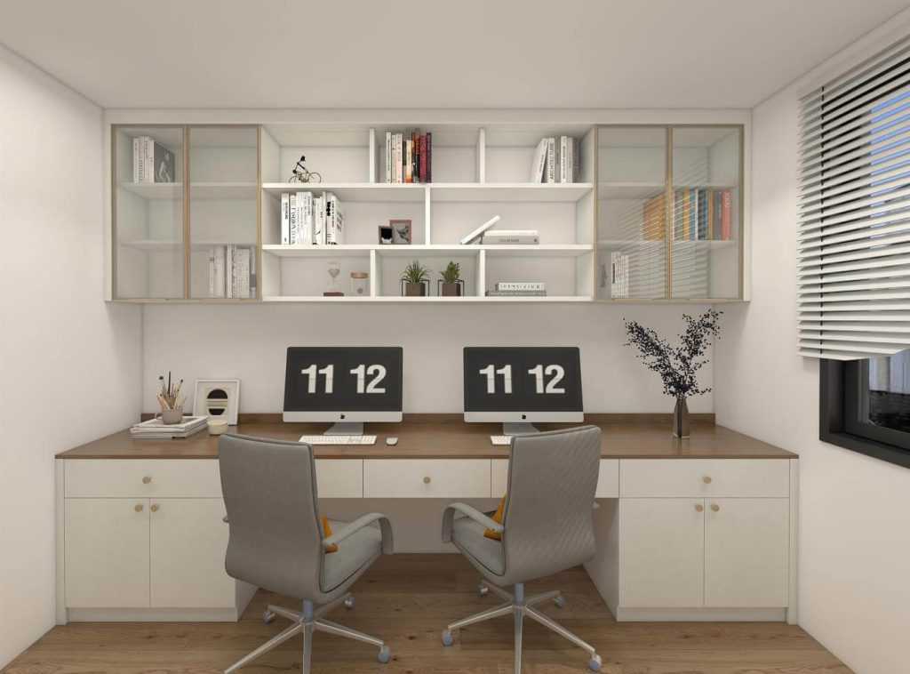 Custom home office cabinet to elevate your work productivity - PA Kitchen