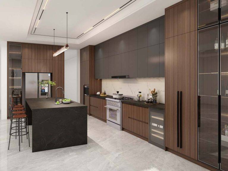 Sleek Dark Kitchen Cabinets Define Modern Elegance - PA Kitchen