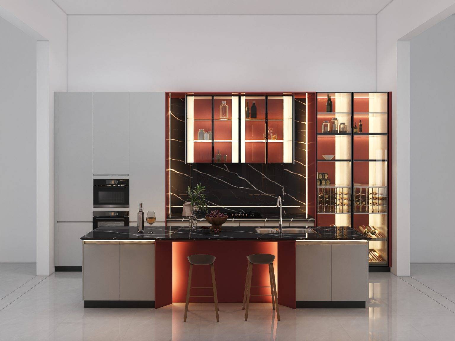 Dimensões da ilha da cozinha: design, layout e otimização - PA Kitchen