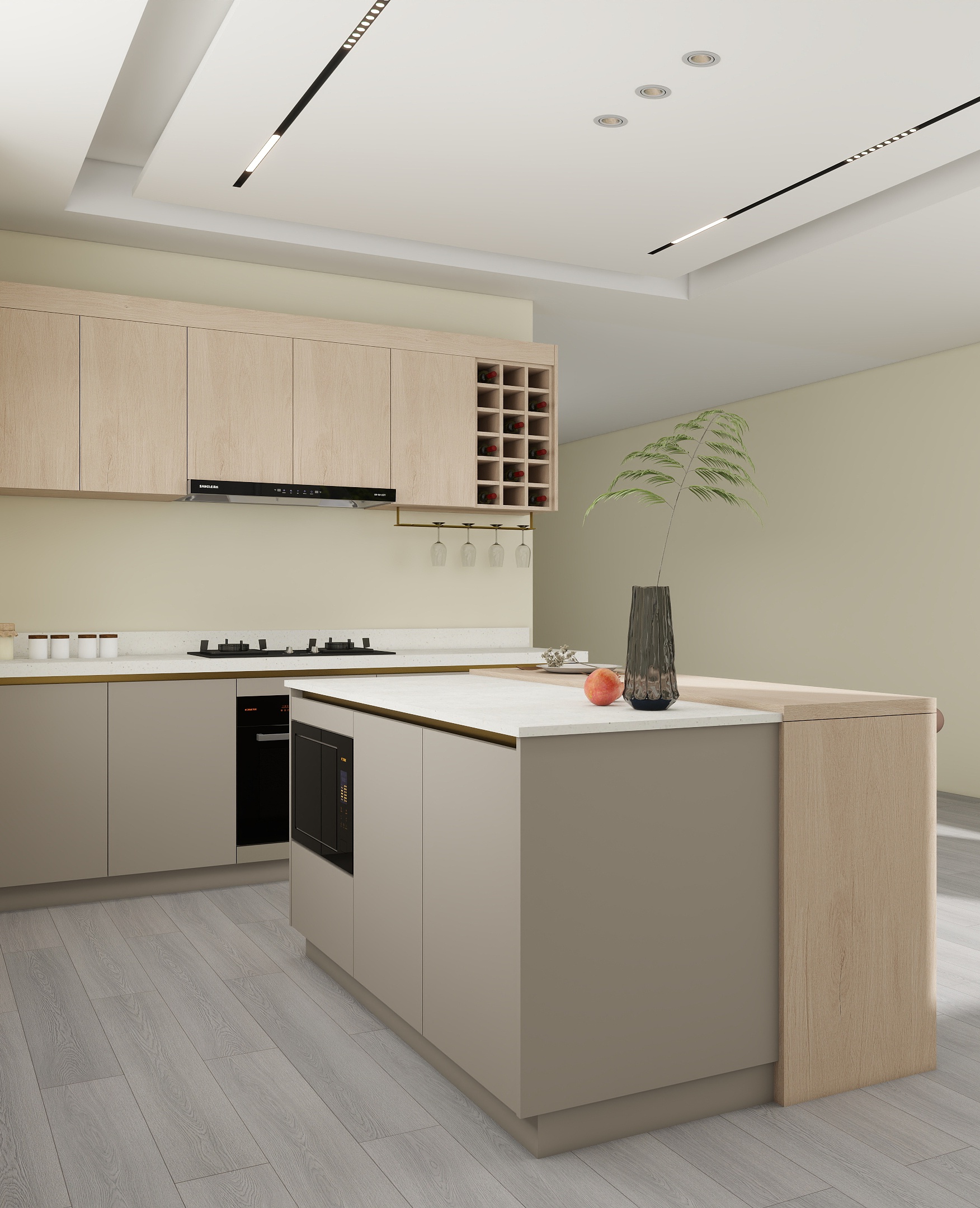 25 Inspiring Greige Kitchen Cabinet Ideas to Elevate Your Home - PA Kitchen