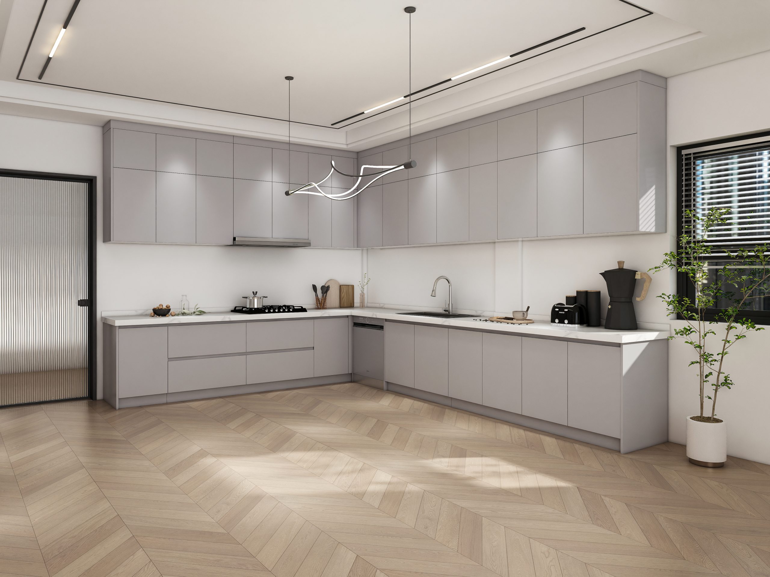 25 Inspiring Greige Kitchen Cabinet Ideas to Elevate Your Home - PA Kitchen