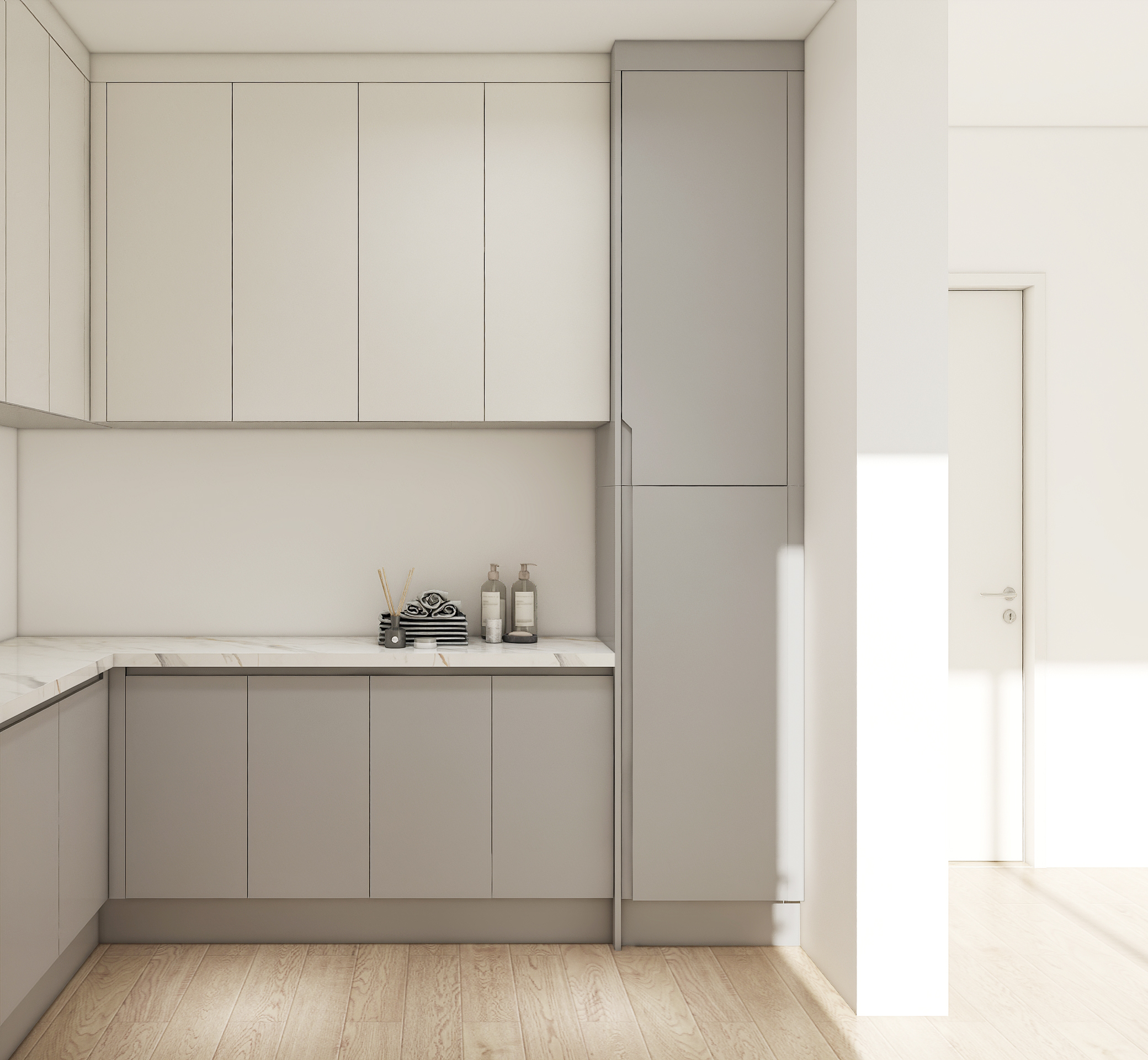 25 Inspiring Greige Kitchen Cabinet Ideas to Elevate Your Home - PA Kitchen