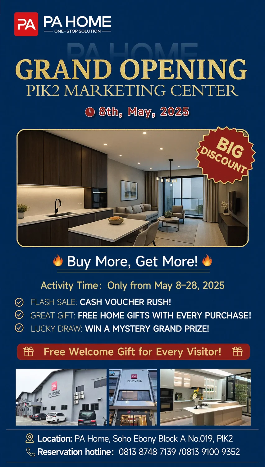 Indonesia Marketing Center Exclusive Offers Whole-House Customization