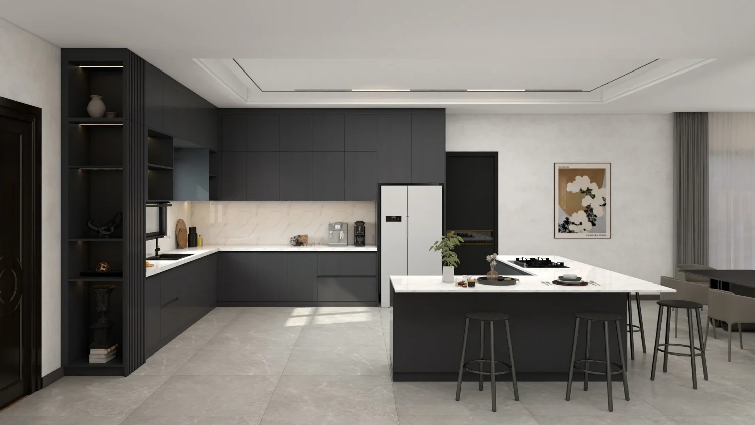 L-Shaped Kitchen Cabinet Ideas for Better Storage and Layout