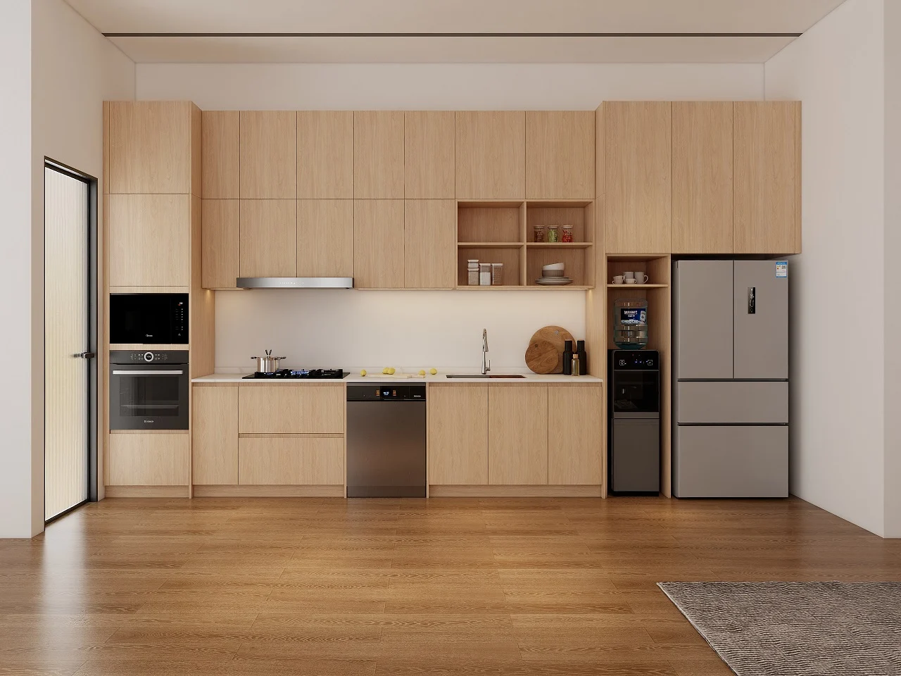 Nápady na kuchyň s jednou stěnou: 10 chytrých způsobů, jak zvětšit ...