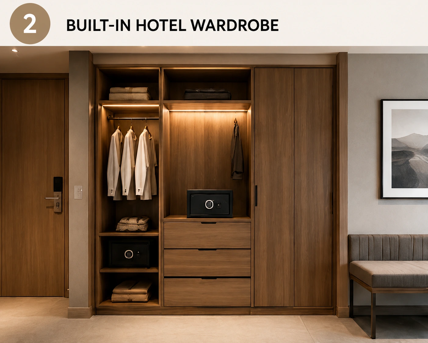 12 Practical Hotel Wardrobe Design in 2026