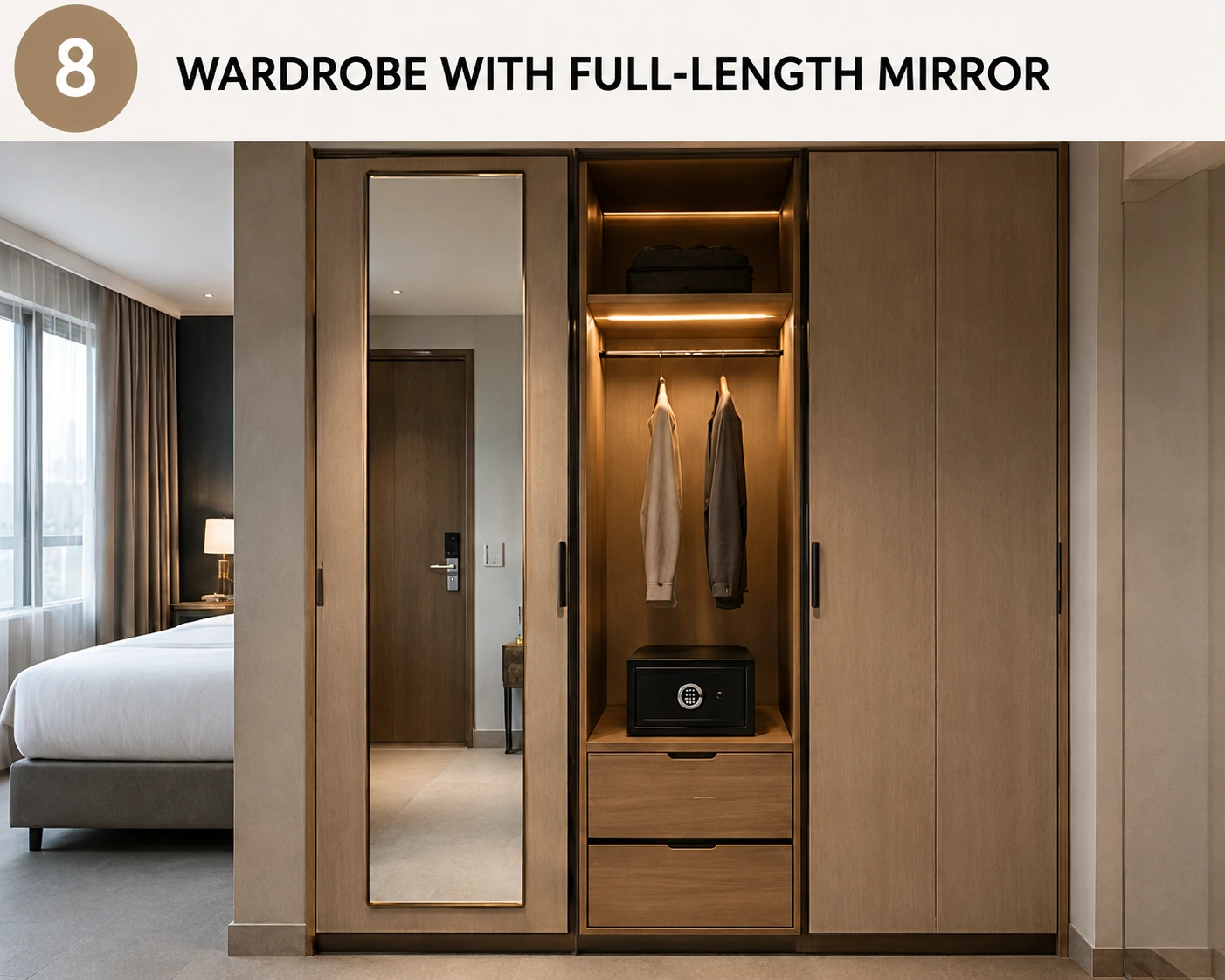 12 Practical Hotel Wardrobe Design in 2026