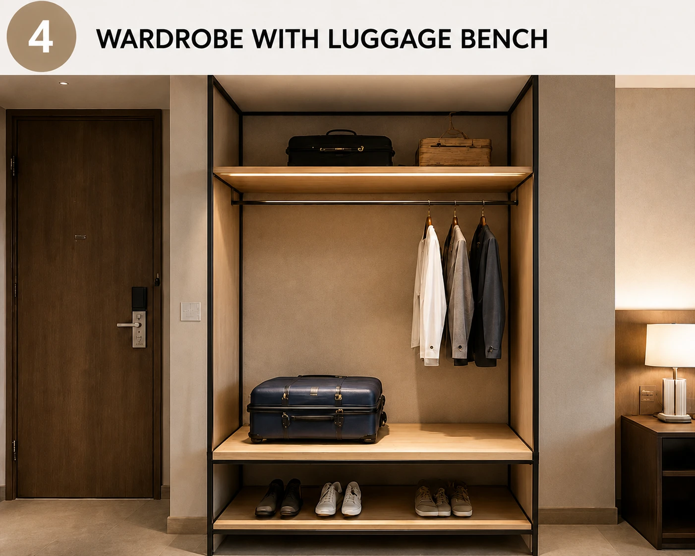 12 Practical Hotel Wardrobe Design in 2026