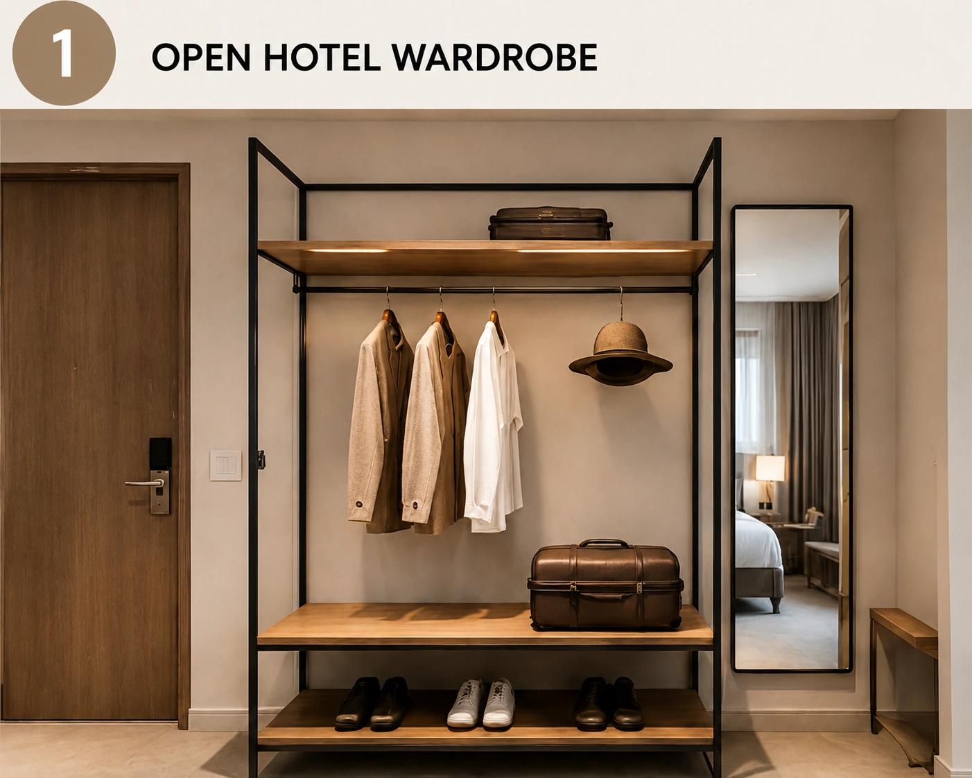 12 Practical Hotel Wardrobe Design in 2026
