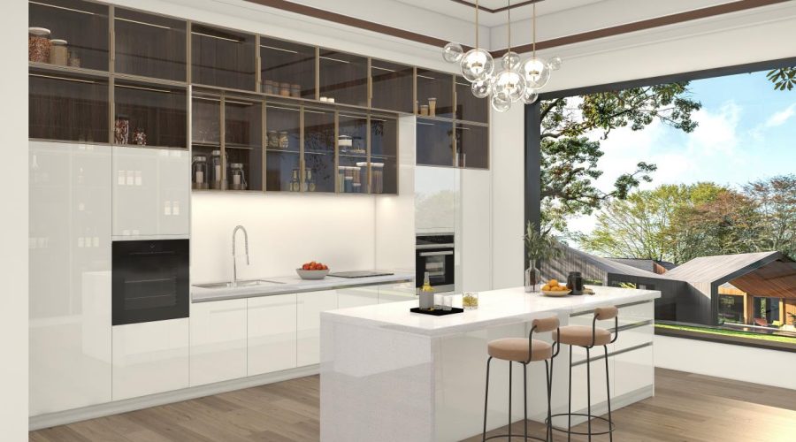 Lacquer Kitchen Cabinets - PA Kitchen