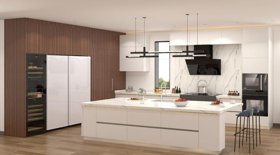 Lacquer Kitchen Cabinets - PA Kitchen